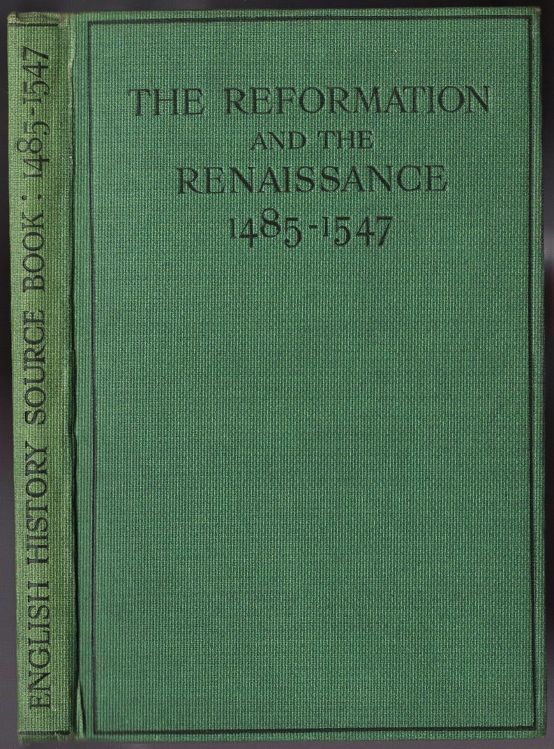 The Reformation and the Renaissance by Frederick W. Bewsher Published ...