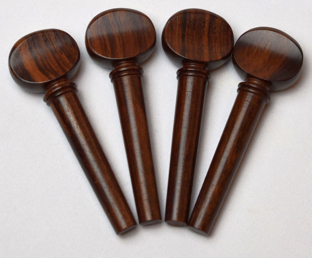 Handmade French Style Viola Peg Set in Rosewood - Etsy