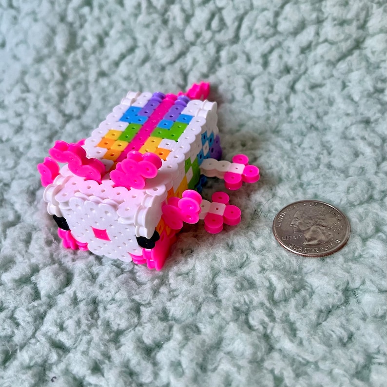 Minecraft Inspired 3D Perler Bead Figured small Animal - Etsy