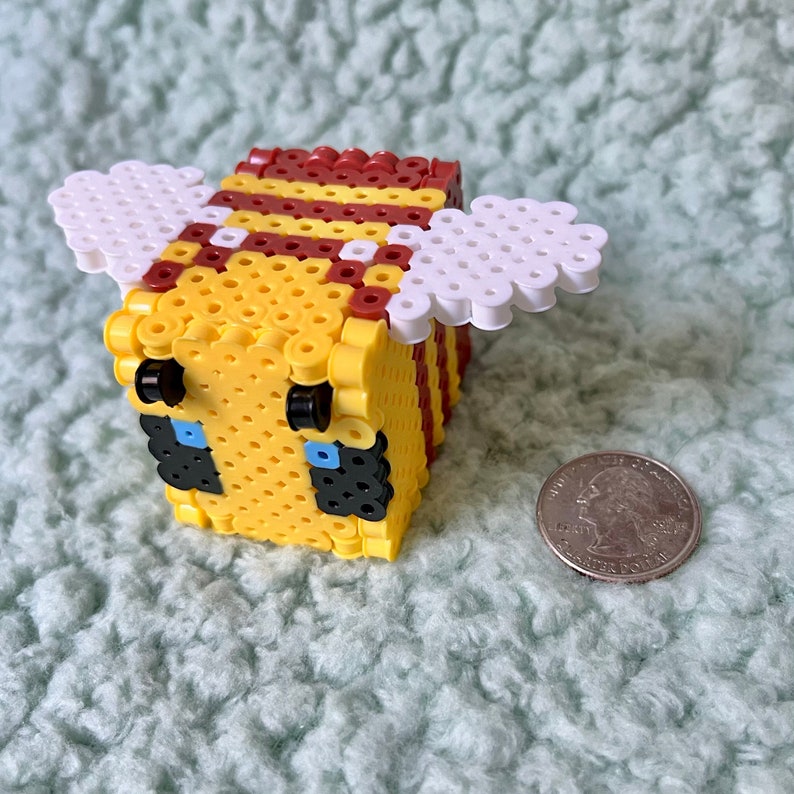 Minecraft Inspired 3D Perler Bead Figured small Animal - Etsy