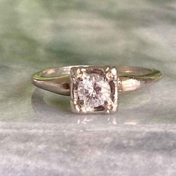 Estate Diamond Ring - Etsy