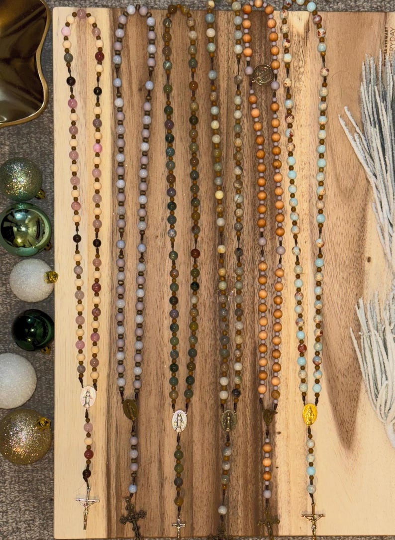 CUSTOM MADE-ORDER Rosary Beads - Etsy