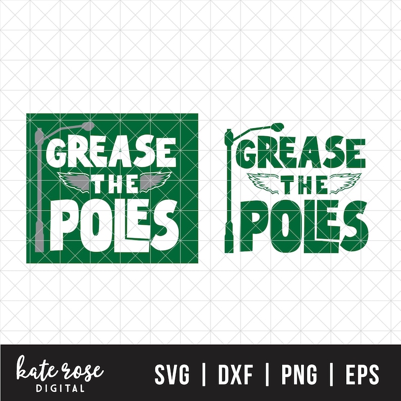 Grease the Poles | Cut Files: Svg, Dxf, Png, Eps | Digital Download ...
