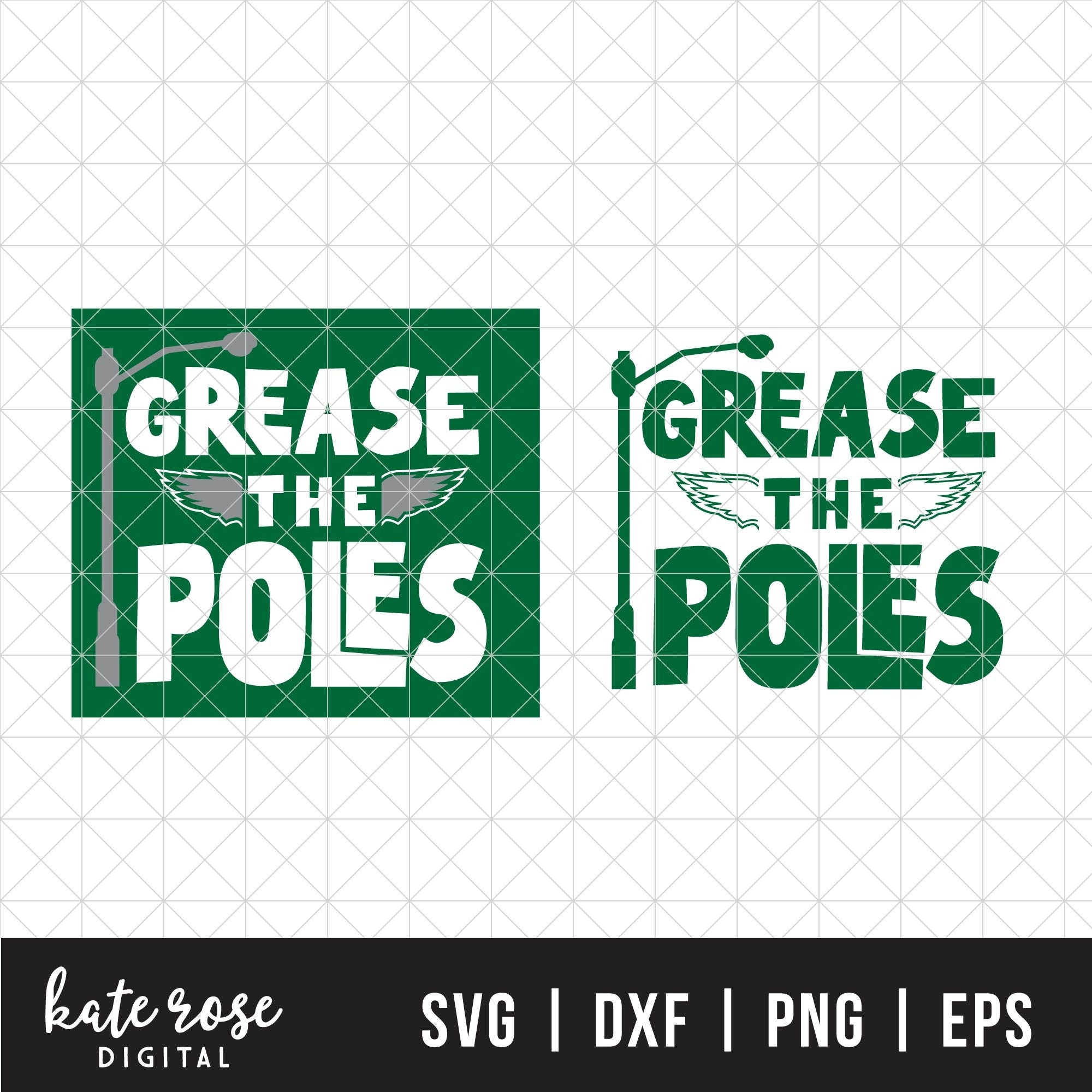 Grease the Poles | Cut Files: Svg, Dxf, Png, Eps | Digital Download - Etsy