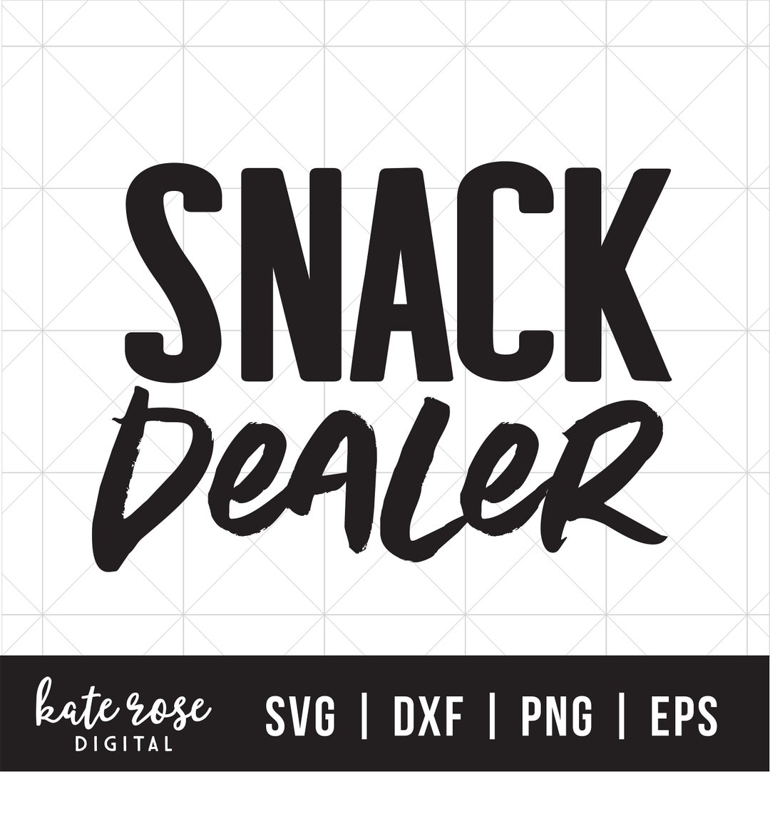 Snack Dealer Cut Files: Svg, Dxf, Png, Eps Digital Download - Etsy