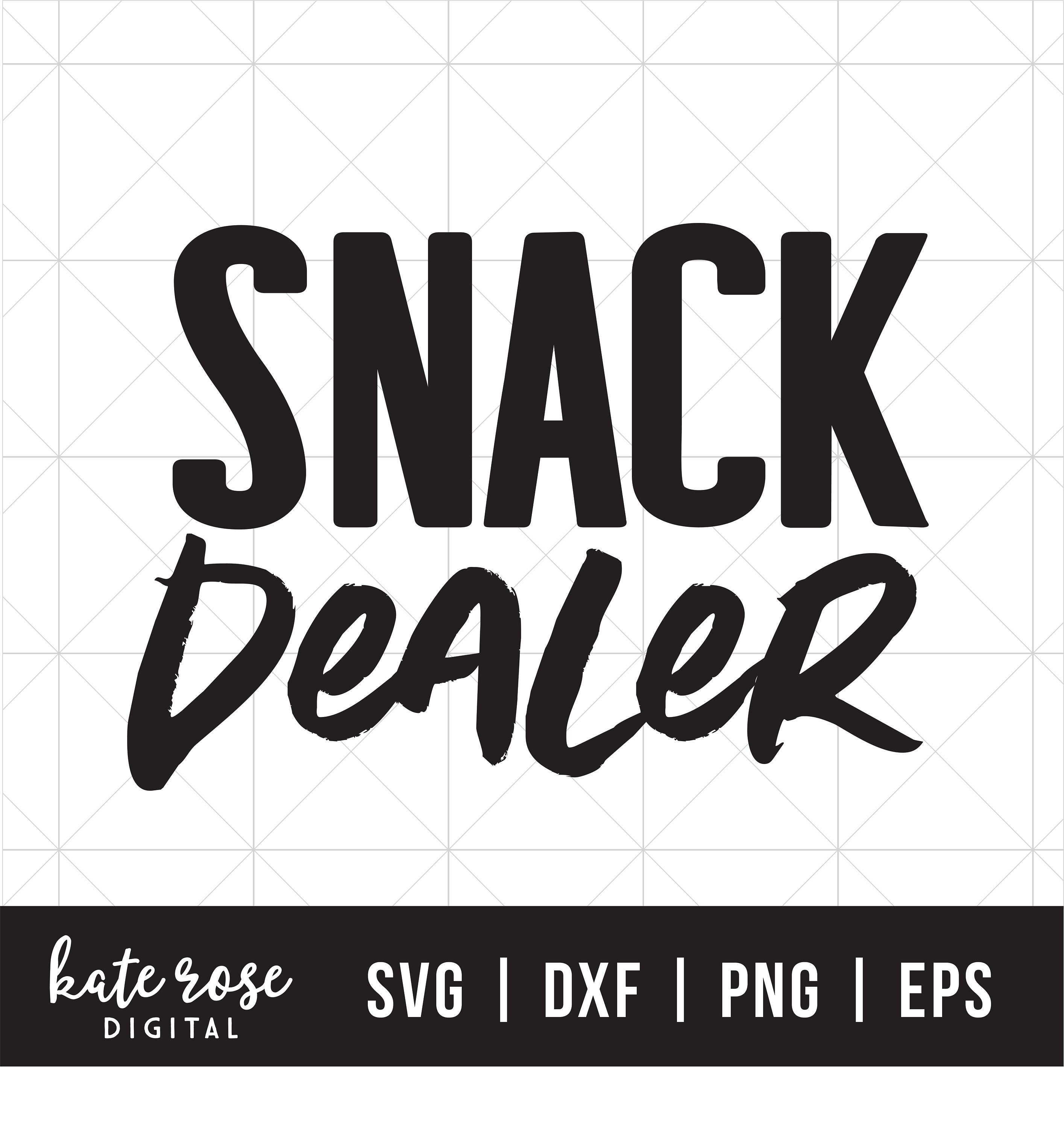 Snack Dealer Cut Files: Svg, Dxf, Png, Eps Digital Download - Etsy