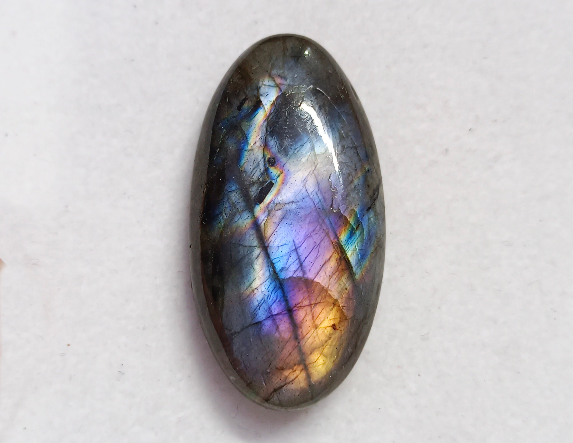 Purple Labradorite Natural Multi Flashy Labradorite Cabochon - Etsy