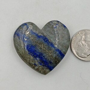 Lapis Heart Stone, Heart Cabochon, Lapis Lazuli Heart Shape Gemstone ...