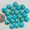 10 Pieces Blue Mohave Turquoise Round Shape Loose Smooth Polished ...