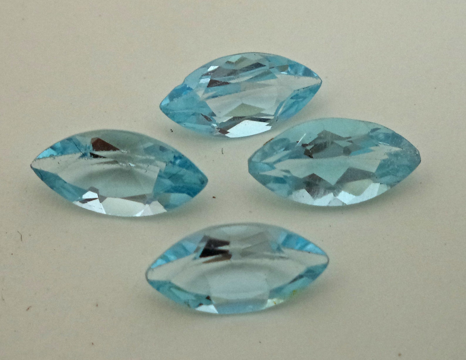 Gema marquesa de topacio azul natural gema marquesa de | Etsy España