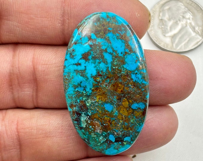 Blue Chrysocolla Stone-natural Copper Chrysocolla Cabochon Gemstone ...