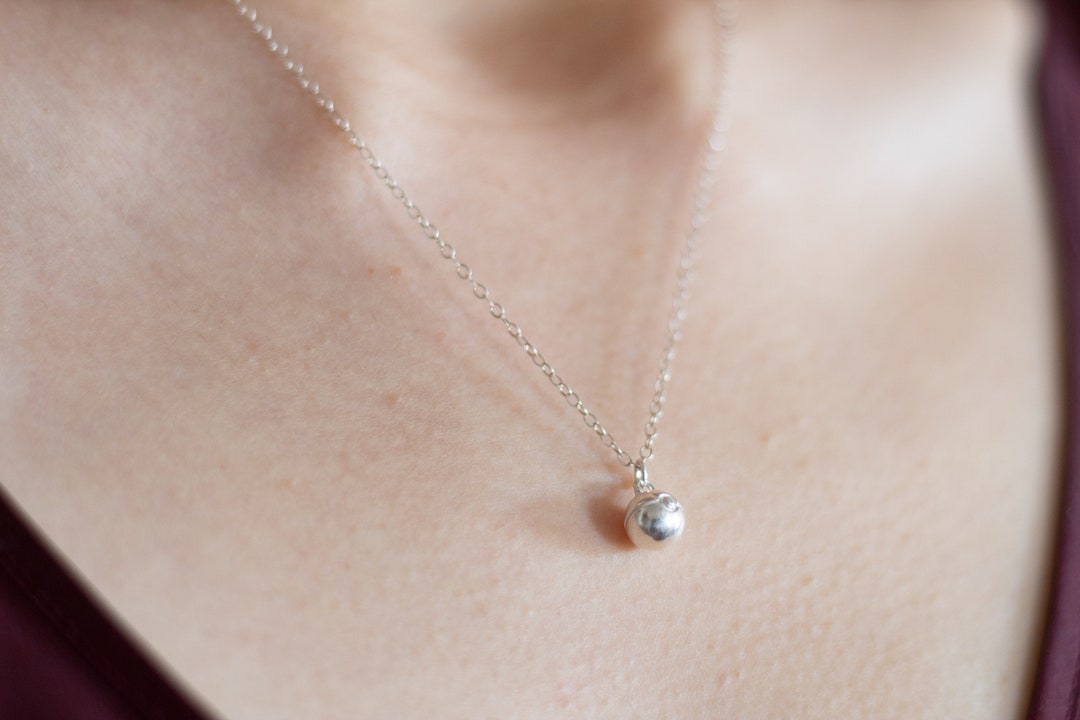 Silver Pokemon Pokeball Necklace - Etsy