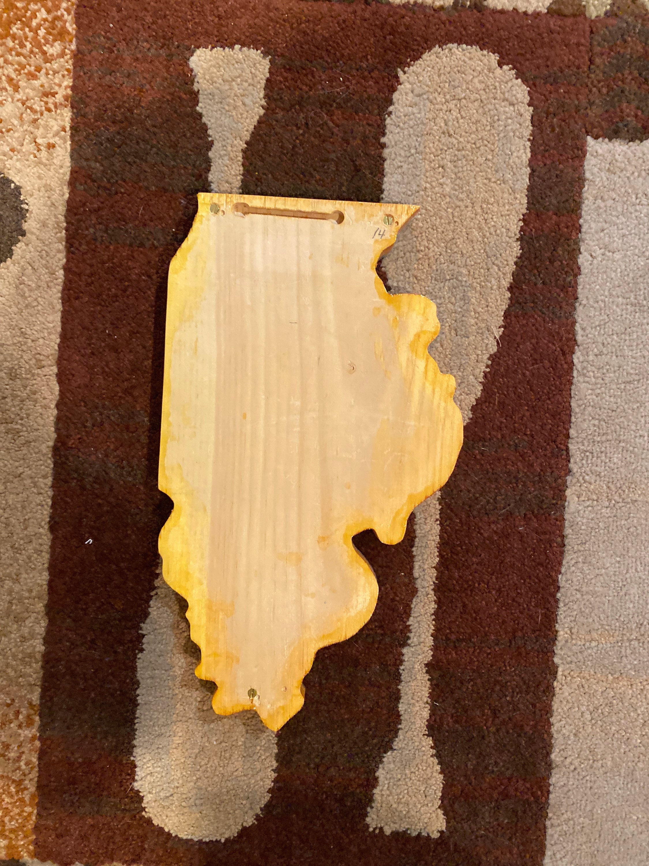 Illinois 20 Pin Pine Deer Pin Display Plaque | Etsy