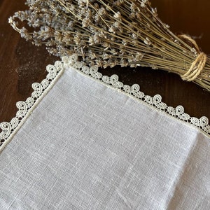 Embroidery Linen Handkerchief Wedding Gift Favors, Personalized ...