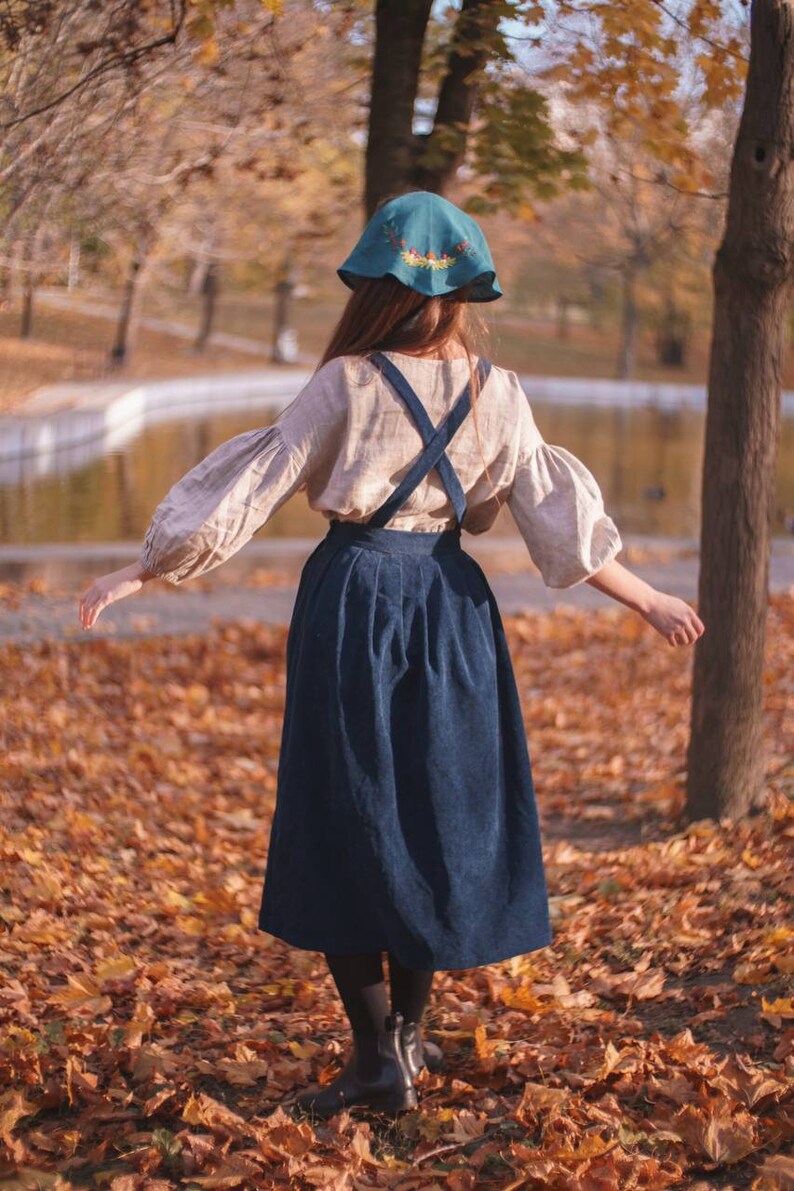 Corduroy Overall Dress Cottagecore Clothing Vintage Womens - Etsy