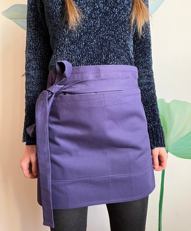 Denim Cotton Half Apron With Pocket Thanksgiving Day Christmas Gift for ...