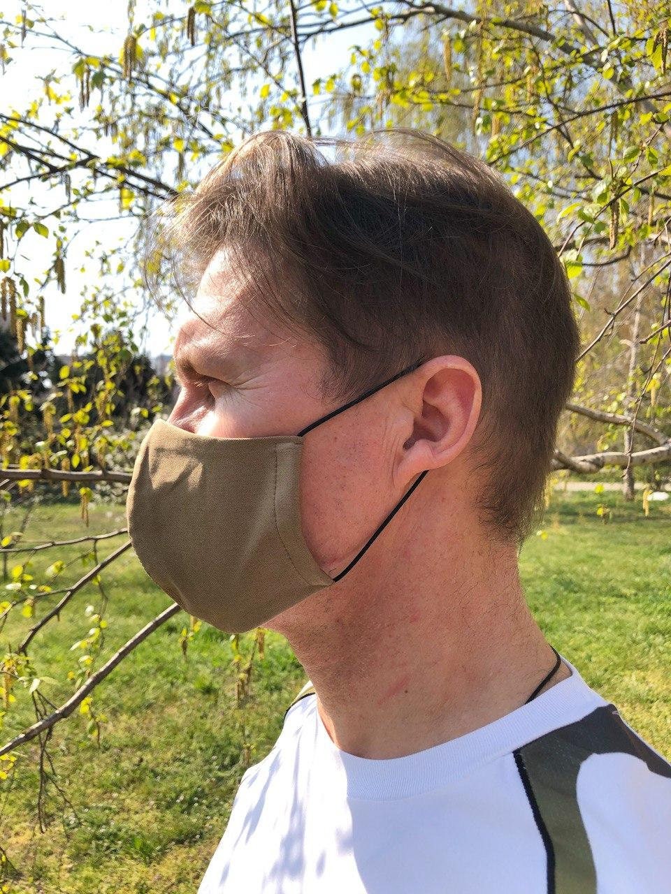 Beige Brown Face Mask Adults for Men Women Reusable Washable | Etsy