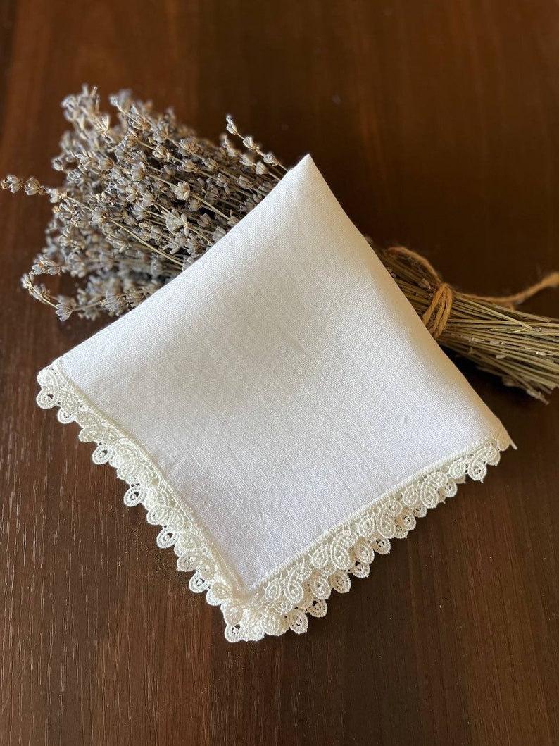 Embroidery Linen Handkerchief Wedding Gift Favors - Etsy