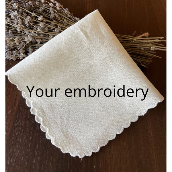Handkerchief Embroidery Kit - Etsy