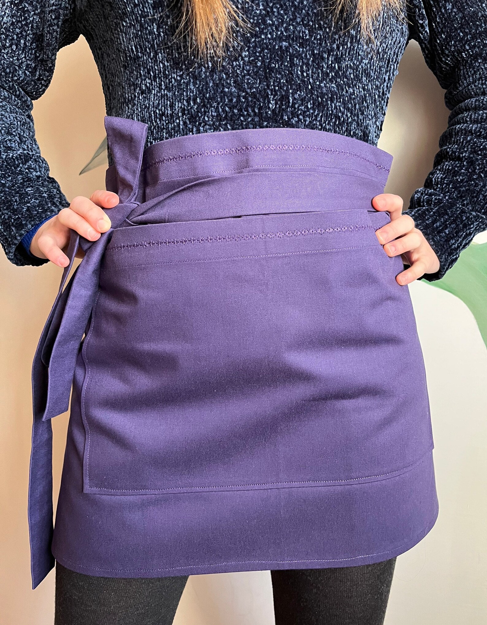 Denim Cotton Half Apron With Pocket Thanksgiving Day Christmas Gift for ...