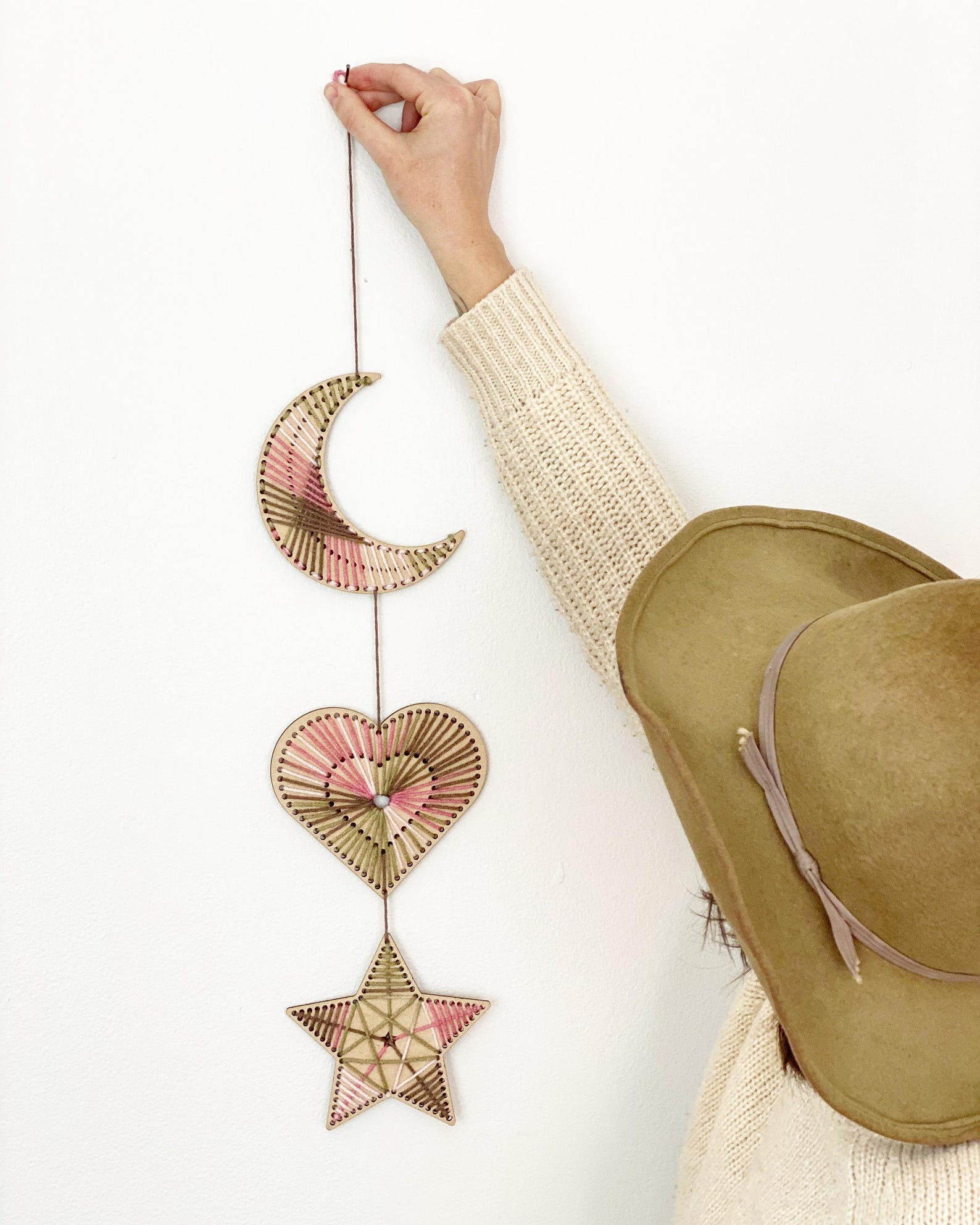 Heart - Mindfulness String Art DIY Craft Project - Etsy