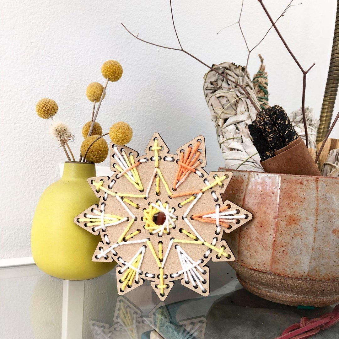Sun - Mindfulness String Art DIY Craft Project - Etsy