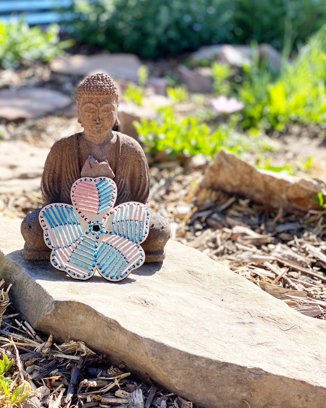 Hibiscus - Mindfulness String Art DIY Craft Project - Etsy