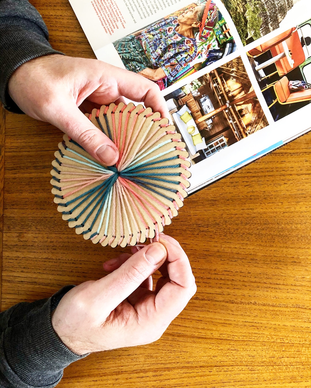 Color Wheel - Mindfulness String Art DIY Craft Project - Etsy