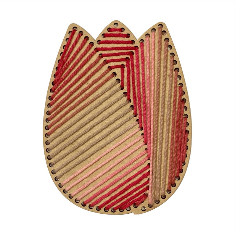 Tulip - Mindfulness String Art DIY Craft Project - Etsy