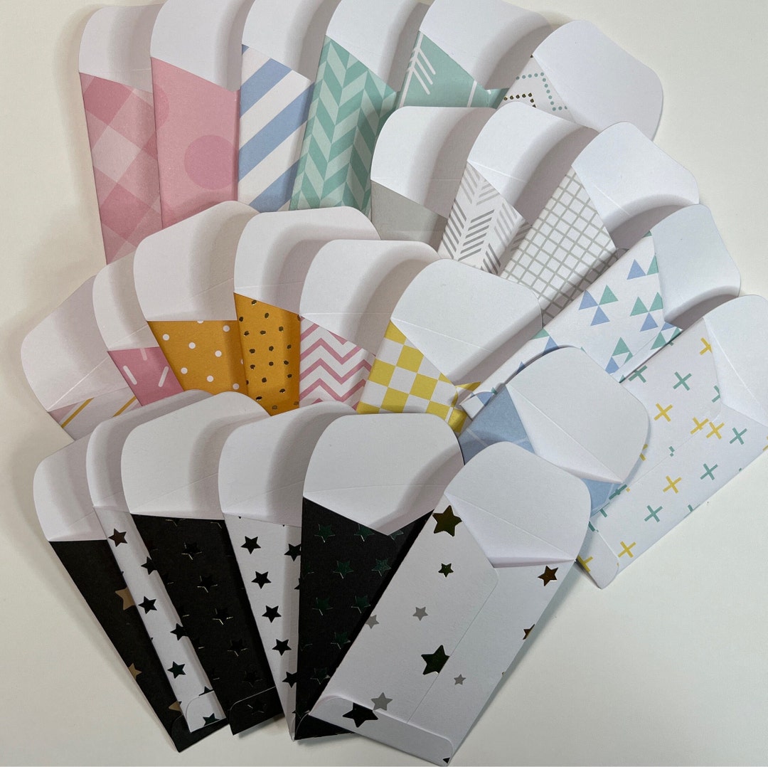 Set of 6 Gift Card Mini Envelopes, Multi-purpose Gift Card Holders - Etsy