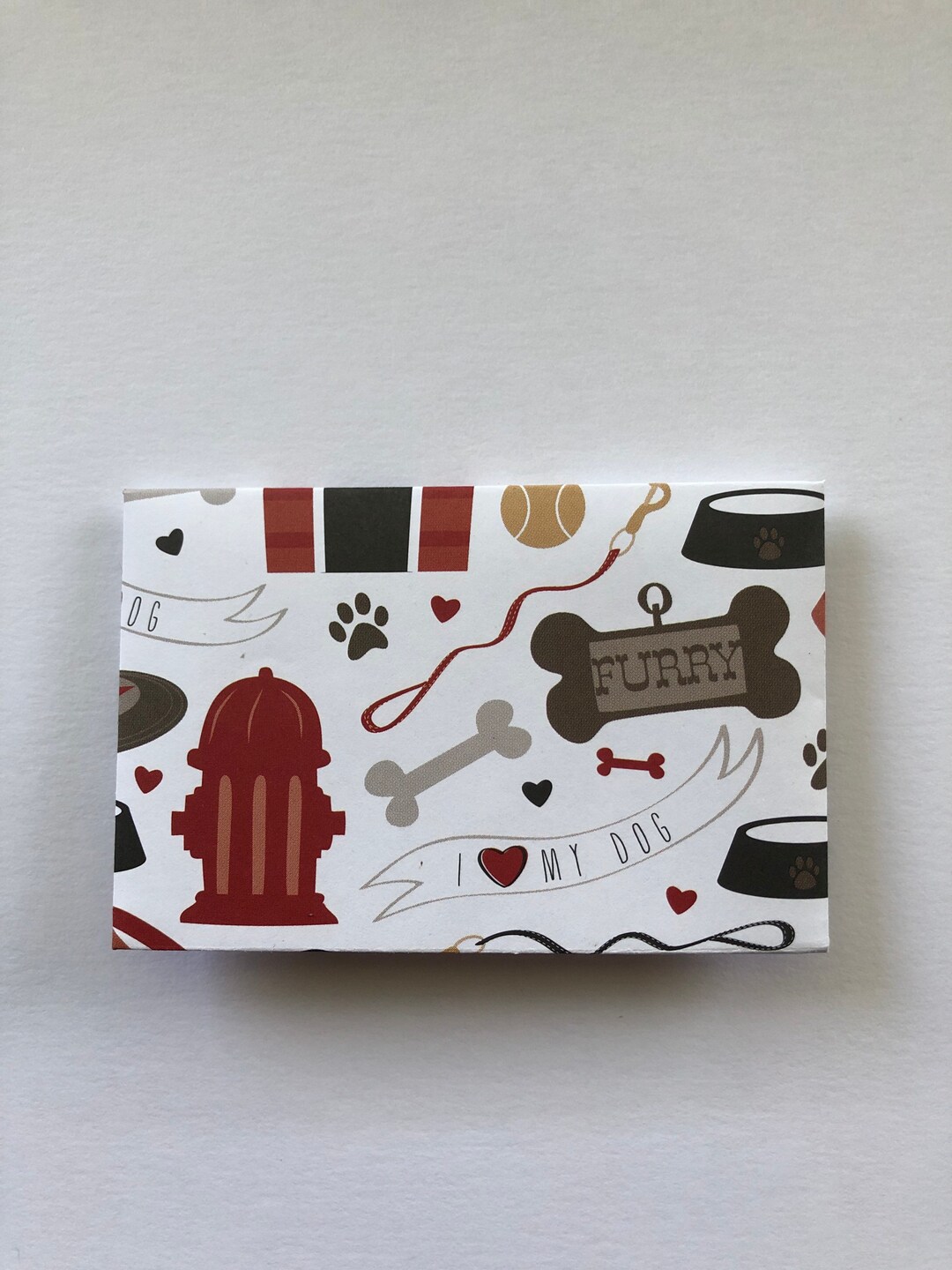 I Love My Dog Gift Card Holder, Dog Lover Gift Card Envelope, Birthday ...
