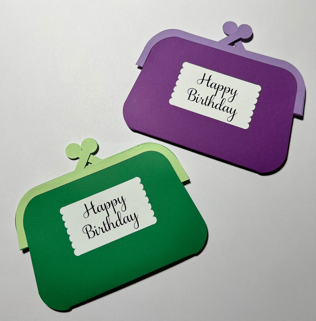 Coin Purse Gift Card Holder, Gift Card Holder for Her, Birthday Gift ...