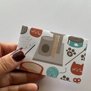 I Love My Cat Gift Card Holder, Cat Lover Gift Card Wrapping, Birthday ...