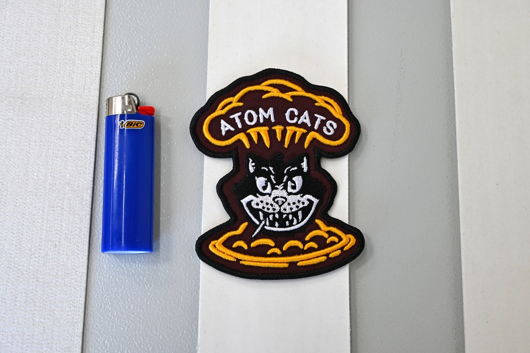 Atom Cats 3D Embroidered Patch - Etsy