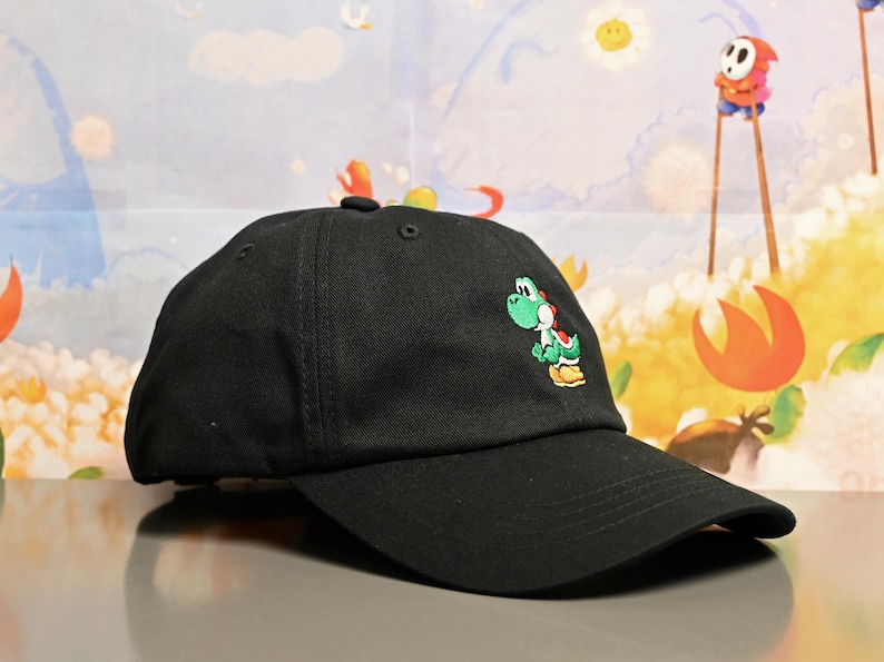 Yoshi Embroidered Dad Hat - Etsy