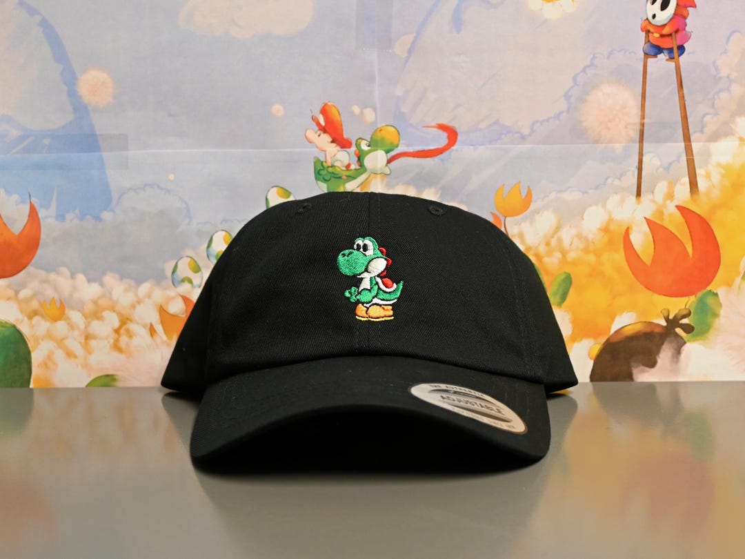 Yoshi Embroidered Dad Hat - Etsy