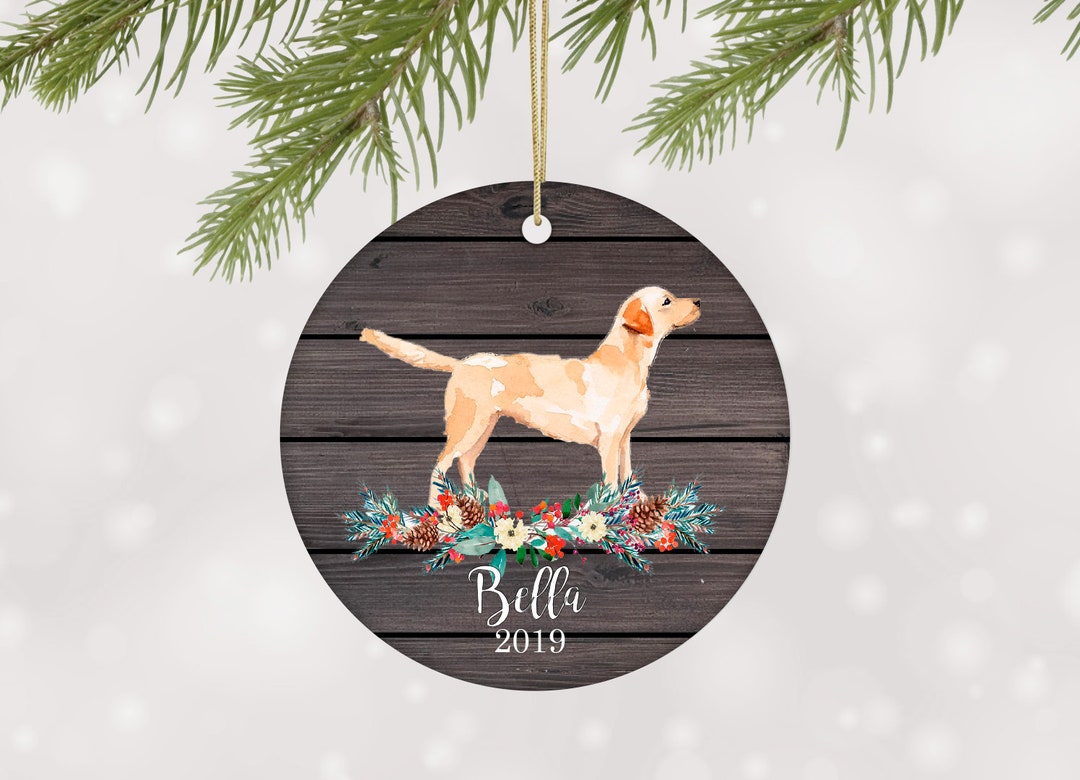 Personalized Labrador Retriever Ornament-dog Ornament-christmas ...