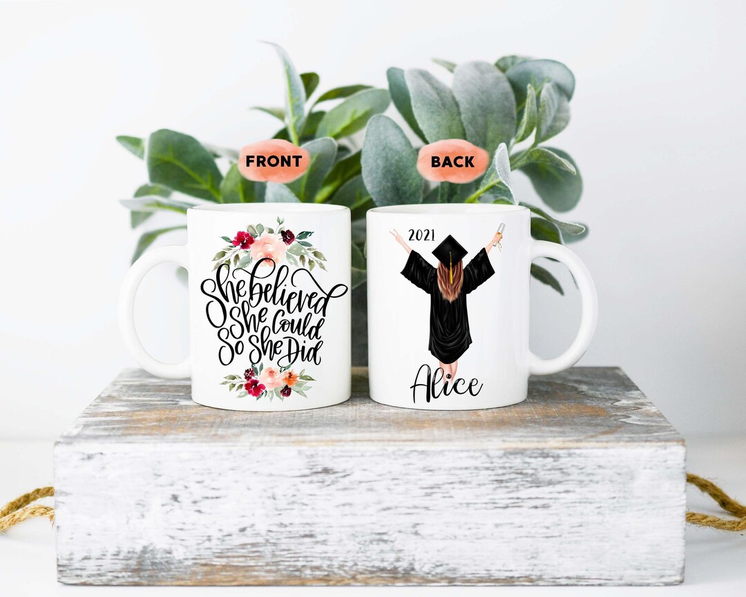 Graduation Mug for Girl Personalized Graduation Gift Custom Senior ...
