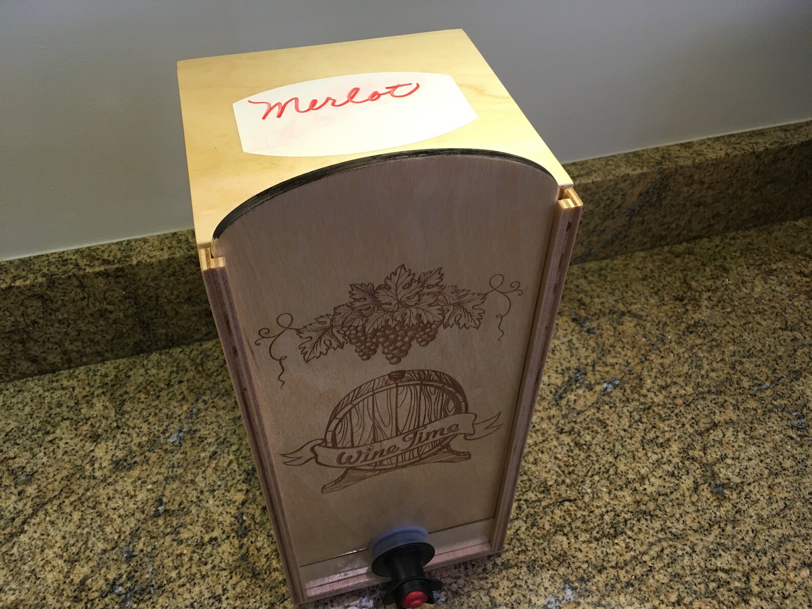Custom Front 3L Wine Box - Etsy