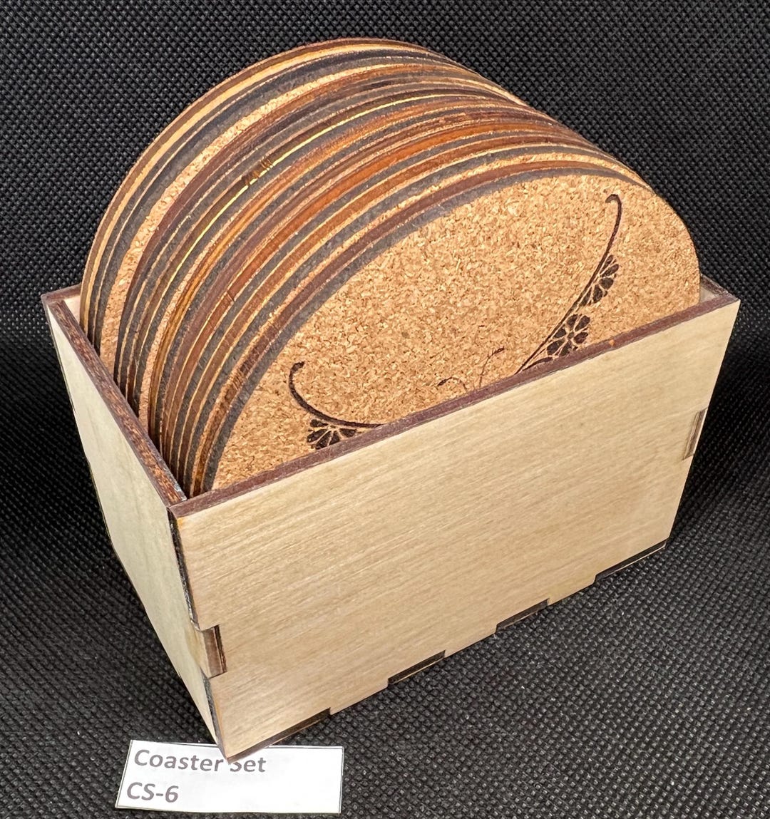 Butterfly Cork Coaster Set - Etsy