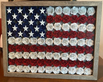 Flag Shadow Box - Etsy