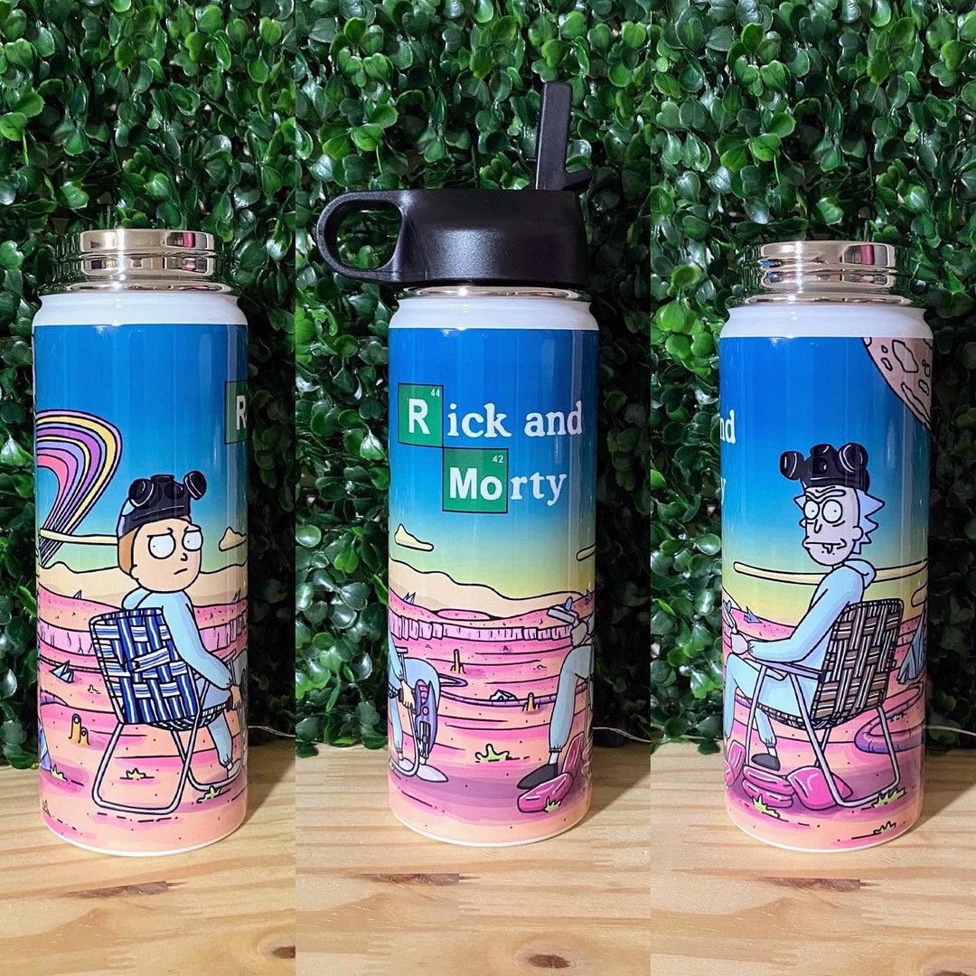 Rick & Morty Water Bottle - Etsy