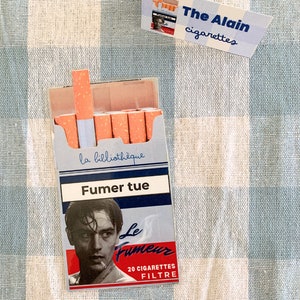 Alain Delon Pack of Cigarettes Bookmark - Etsy