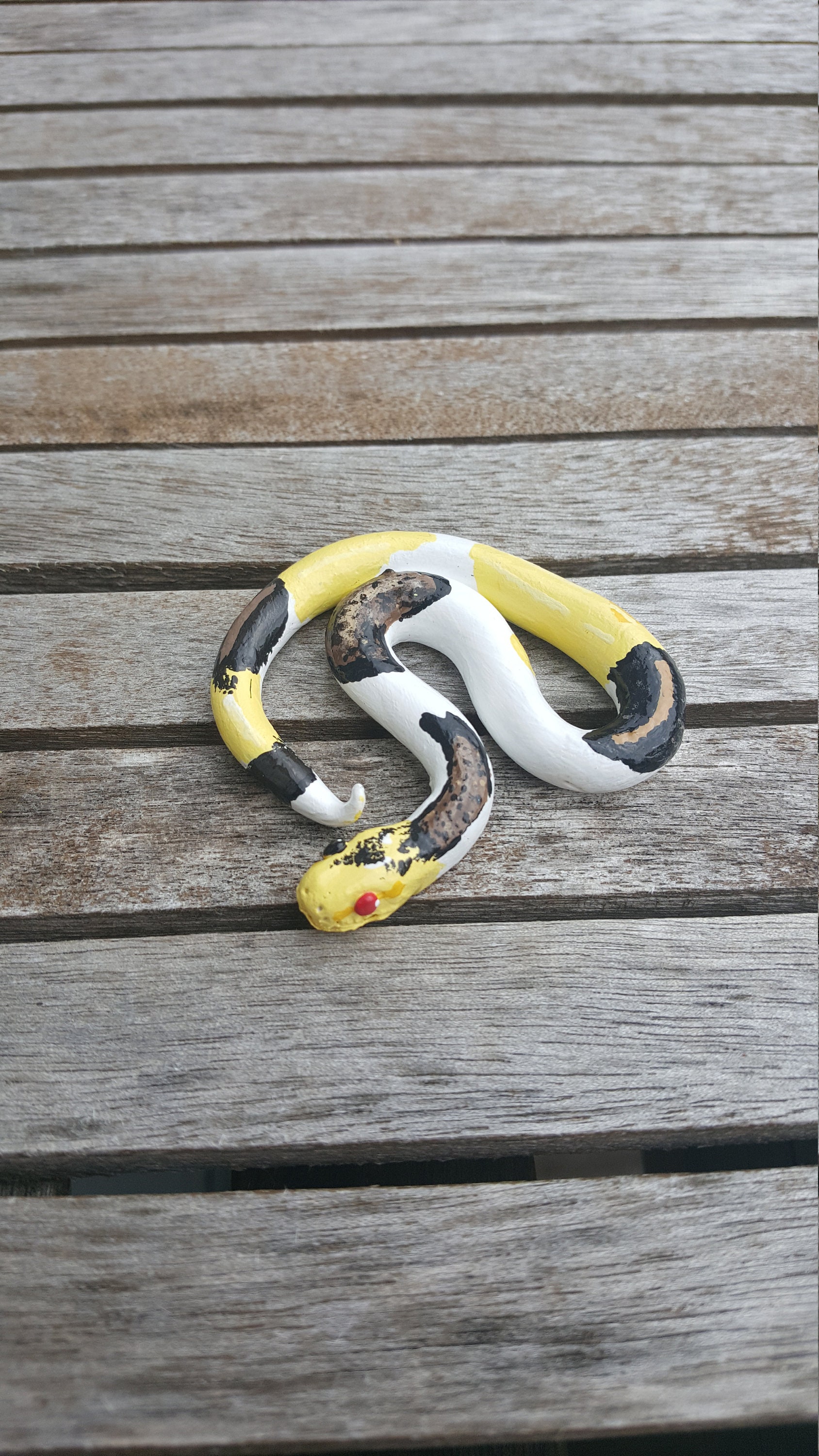 Skittles The Ball Python Sculpture Handmade Polymer Clay | Etsy