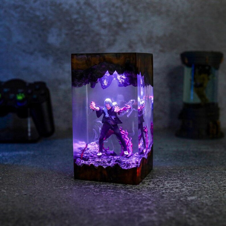 Jujutsu Kaisen Mahito Lamp, Resin Diorama Desk Lamp, Cool Geek Decor ...