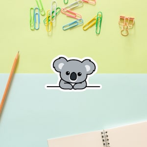 Koala Bear Sticker Cute Koala Bear Sticker Gift for Koala Bear Lovers ...