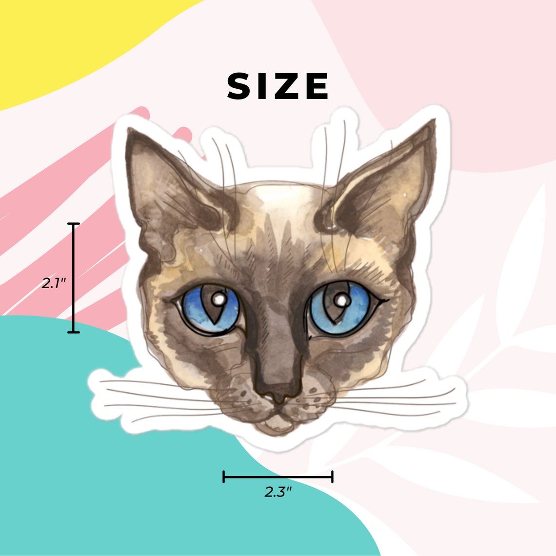 Himalayan Cat Sticker for Himalayan Cat Owners and Himalayan - Etsy