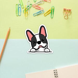 Boston Terrier Sticker Boston Terrier Dog Sticker for Pet Lovers Boston ...