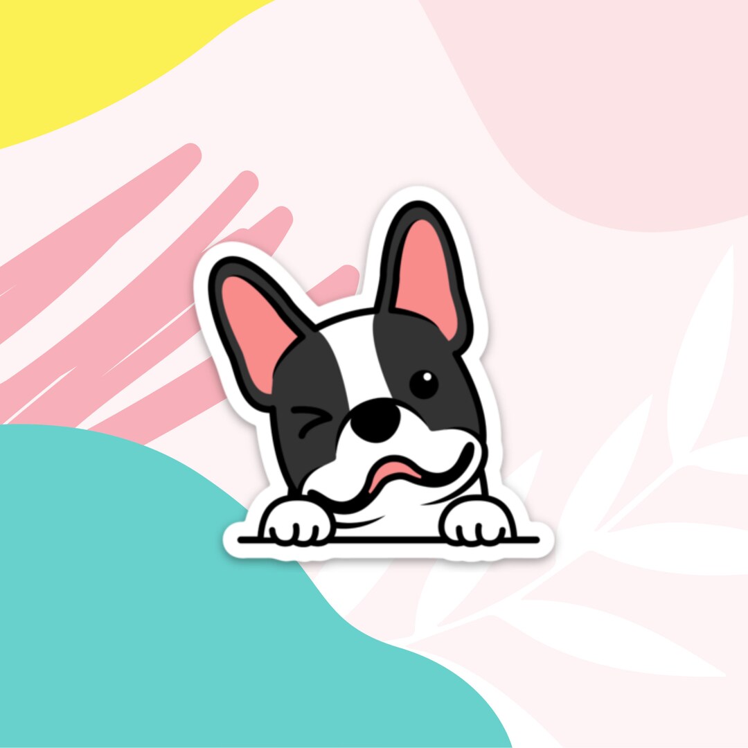 Boston Terrier Sticker Boston Terrier Dog Sticker for Pet Lovers Boston ...