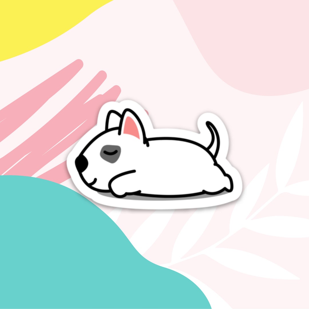 Bull Terrier Sticker Bull Terrier Puppy Sticker for Bull Terrier Dog ...